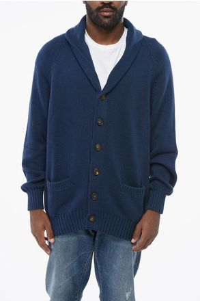 Brunello Cucinelli Shawl Neck Pure Cotton Cardigan size 56