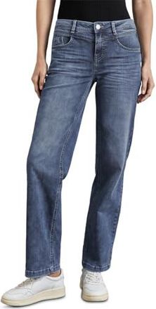 Street One A378214 Jean Coupe décontractée, Bleu Moyen, délavé Doux, 29W x 30L Femmes