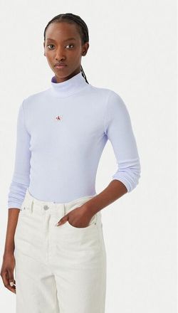 Calvin Klein Jeans Rollkragenpullover LV047D203G Helllila Slim Fit