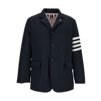 Thom Browne Gesteppter Mantel - - Jackets - Herren - Blau - XL