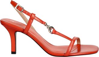 Patrizia Pepe Femme, Chaussures, Orange, Taille: 36 EU Sandales &agrave; talons hauts