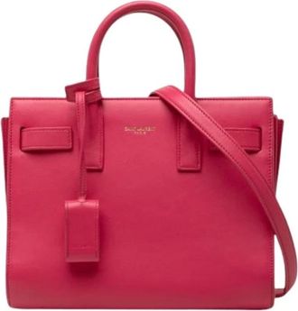 Saint Laurent Sac de Jour Satchel Pre-owned - Femme - Pre-owned - Rose - Taille: ONE Size