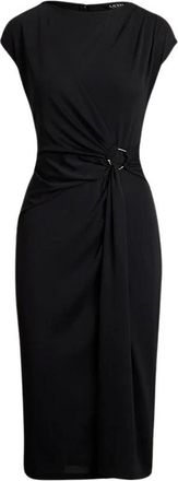Ralph Lauren Femme, Robes, Noir, Taille: 38 FR Fabiana Elbow-Sleeve Dress