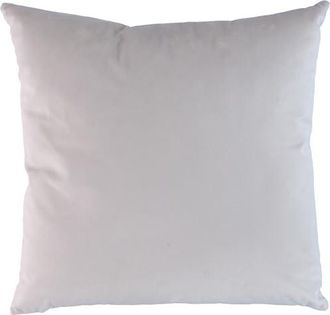 Arti Casa Deko Kissen - Sofakissen mit Kissenbezug 45x45 cm - Samtkissen Zimmer Deko - Zierkussen Maschinenwaschbar - f&uuml;r Wohn- und Schlafzimmer - Hellgrau