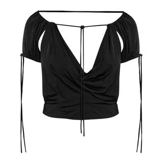 Charlotte Knowles Knwls - Cu Top - Femme - Blouses et Chemises - Noir - Taille: 40 FR