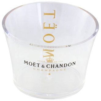 Mo&euml;t & Chandon Champagner Eisw&uuml;rfelbeh&auml;lter Piccolo K&uuml;hler Mini Schale (Transparent, 1 St&uuml;ck, Eisw&uuml;rfel)