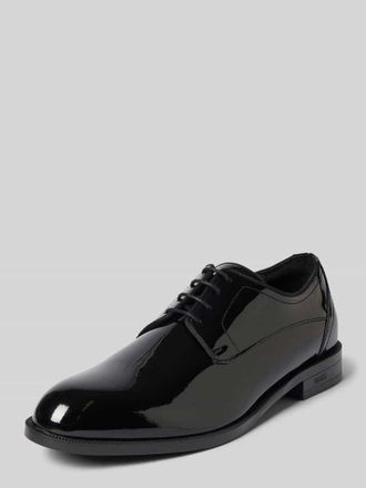 HUGO BOSS Schn&uuml;rschuhe aus Lackleder Modell Tayil