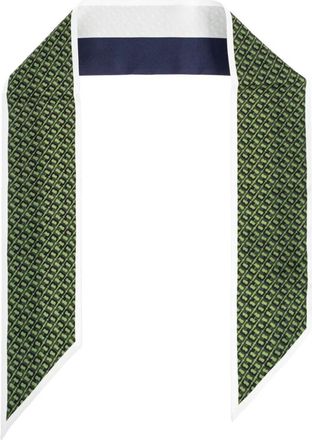 Tory Burch Femme, Accessoires, Vert, Taille: ONE Size The Silk Scarf