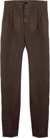Incotex Homme, Pantalons, Brun, Taille: L Pantalon en coton stretch Pattern 54