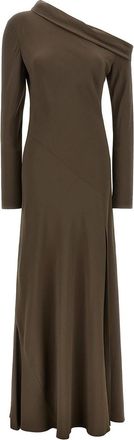 Alberta Ferretti Robe De Soir&eacute;e - Marron
