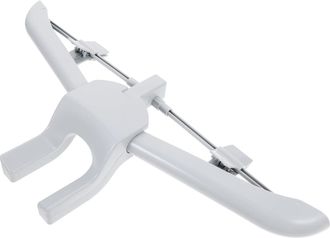 Angoily Faltbarer Dampfbügelbügel für Zuhause Kleiner Kleiderbügel aus Robustem Material Vielseitig für Hosen Jeans und Röcke Platzsparend und Einfach zu Vers