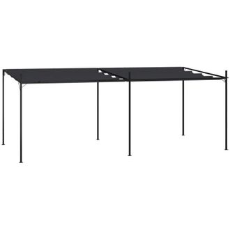 vidaXL vidaXL Belv&eacute;d&egrave;re avec toit r&eacute;tractable 600x300x233 cm Anthracite