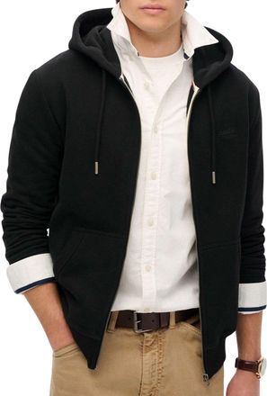 Superdry Essential Logo Zip Hoodie HB M2014128A Black 2XL