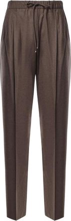 Max Mara Femme, Pantalons, Brun, Taille: 40 FR Straight Pantalons