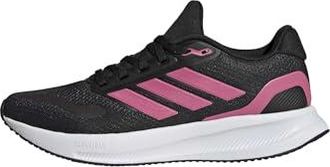 adidas Runfalcon 5 Running Shoes Chaussures de Course Femme, Core Black Pink Fusion FTWR White, 40 EU