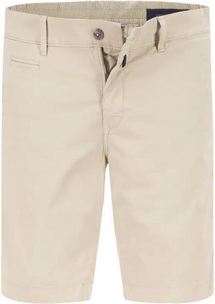 Pierre Cardin Herren Shorts beige Baumwoll-Stretch