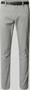 Lindbergh Classic Stretch Fit Chino mit G&uuml;rtel