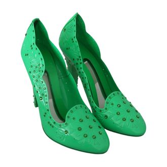 Dolce & Gabbana Cendrillon Escarpins - Femme - Chaussures - Vert - Taille: 40 EU