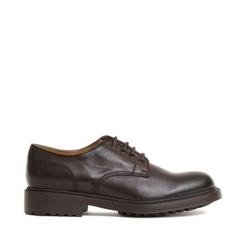 Doucal's Brown Leather Derby Shoes With Ultra-Light Rubber - Gr. 40,5 (EU) - in Braun