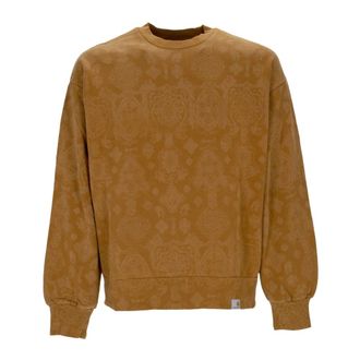 Carhartt Work in Progress Brauner Sweatshirt mit Barockdruck - - Sweatshirts & Hoodies - Herren - Braun - XL