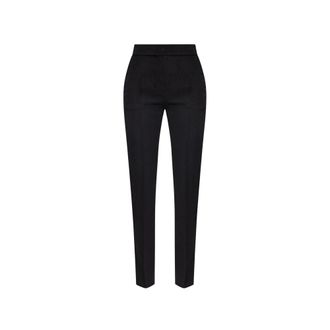 Jacquemus Femme, Pantalons, Noir, Taille: 42 FR Tibau Pleat-Front Pantalons