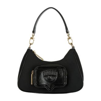 Chiara Ferragni Schwarze Umh&auml;ngetasche - - Bags - Damen - Schwarzk - ONE SIZE