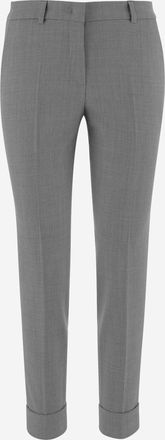 Ql2 Quelledue Pantalon en laine extensible Ql2 Donna