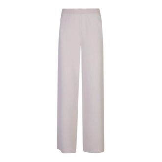 Eleventy Femme, Pantalons, Blanc, Taille: 38 FR Pantalon &Eacute;lastique en Coton Cachemire