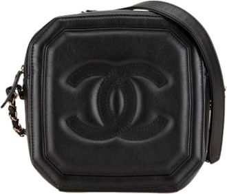 Chanel Sac bandouli&egrave;re vintage doccasion - Femme - Pre-owned - Noir - Taille: ONE Size
