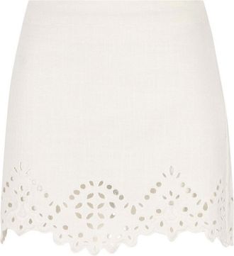 Isabel Marant Mini Jupe - Blanc