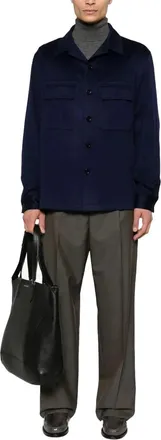 Ermenegildo Zegna Oasi Alba Overshirt - Navy