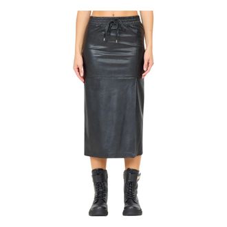 Ermanno Scervino Faux Leather Midi Bleistiftrock - - Skirts - Damen - Schwarzk - 2XS