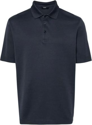 Herno Homme, Tops, Bleu, Taille: L Polo en coton