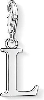 Thomas Sabo Charm Club 0186-001-12 Pendentif-breloque pour femme, en forme de lettre L en argent Sterling 925