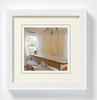 Walther Design Bilderrahmen polarweiss 13 x 13 cm Doppelpack, Peppers Holzrahmen BP313VD