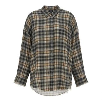 R13 Gekariertes Oversized-Hemd - - Blouses & Shirts - Damen - Mehrfarbig - XS