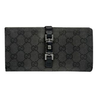 Gucci Pre-owned Leder Portemonnaie - - Pre-owned - Damen - Schwarzk - ONE SIZE