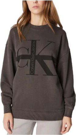 Calvin Klein Femme, Sweatshirts et sweats à capuche, Gris, Taille: 36 FR SweaT-shirts à capuche