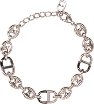 Dior Homme, Accessoires, Gris, Taille: ONE Size Bracelet 8 Maillons de Cha&icirc;ne