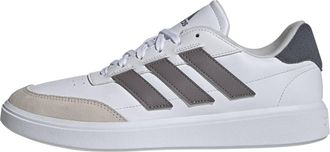 adidas Herren Courtblock Shoes, FTWR White/Taupe Oxide/Onix, 42 2/3 EU