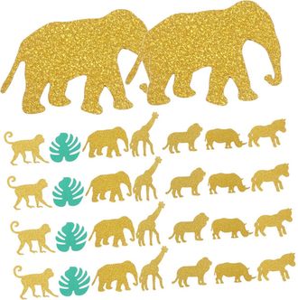 BESPORTBLE 200 St&uuml;ck Tierkonfetti Tischkonfetti aus Dickem Papier Vielseitige Partydeko f&uuml;r Babygeburtstag Hochzeit und Valentinstag