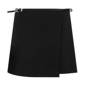 Givenchy Schwarzer Wrap Voyou Rock - - Skirts - Damen - Schwarzk - 2XS