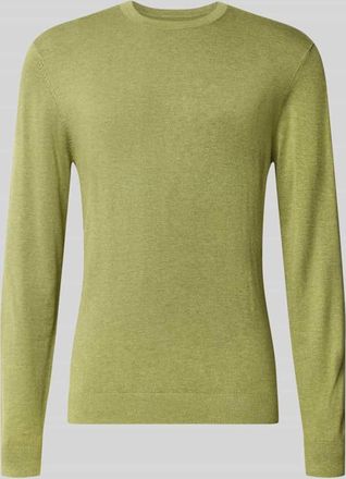 Mc Neal Strickpullover mit geripptem Rundhalsausschnitt