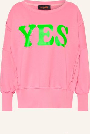 Miss Goodlife Miss Goodlife Sweatshirt Mit Schmucksteinen pink