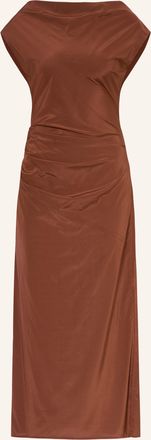 Proenza Schouler Satinkleid Tasa Mit Seide braun
