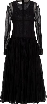 Jil Sander Maxikleid - Schwarz