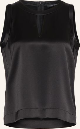 Luisa Cerano Luisa Cerano Blusentop Aus Satin schwarz