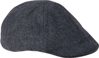Camel Active Herren Flat Cap aus Wollmix Dunkelgrau, Menswear-XL