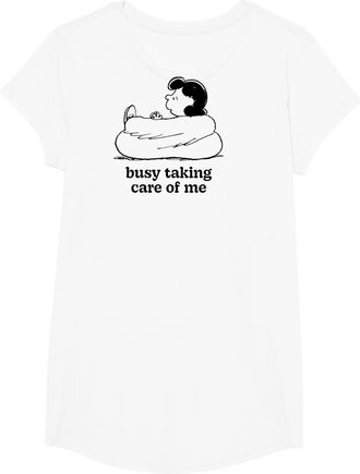 Peanuts Lucy Van Pelt Busy Taking Care Of Me T-Shirt