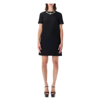 Valentino Garavani Embroideries Mini Dress - - Dresses - Damen - Schwarzk - S